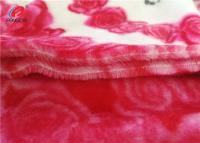 China Printed Double Brushed Flannel Velour Fabric Polyester Velvet For Wedding Blanket for sale