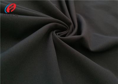 China Full Dull Black 80% Polyamide 20% Elastane Fabric 155cm Width 180-250 GSM for Swimwear and Garments for sale