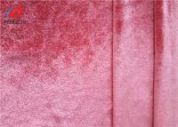 China Solid Colors 95% Polyester 5% Spandex Velvet Fabric Ice Crushed Korean Velvet 60 Inch Width for sale