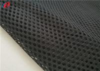 China Big Hole Black Dry Fit Mesh Fabric 60-120 GSM 150cm Width for Sportswear and Athletic Apparel for sale