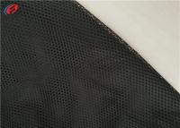 China Big Hole Black Dry Fit Mesh Fabric 60-120 GSM 150cm Width for Sportswear and Athletic Apparel for sale