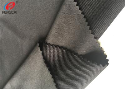 China 220 GSM Polyester Spandex Weft Knitted Twill Fabric for Suit 160 cm Width for sale