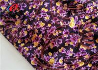 China 4 Way Stretch Burnout Velvet Fabric 95% Polyester 5% Spandex 150cm Width for Garment for sale