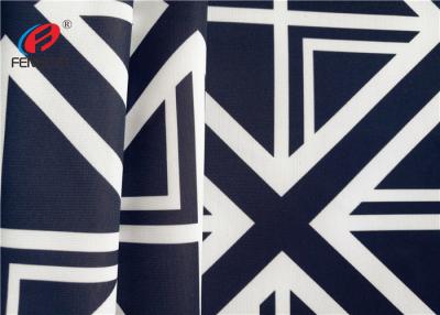 China 4 Way Digital Printed Stretch Polyester Spandex Fabric 220 GSM 60 Inch for Swimwear for sale