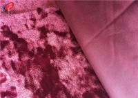 China 95% Polyester 5% Spandex Velvet Fabric 255GSM 64 Inch for Skirt Garment Upholstery for sale