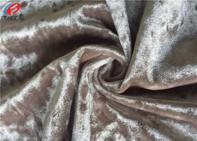 China Korea Ice Spandex Velvet Fabric 280 GSM 165cm Width for Upholstery and Garments for sale