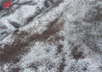 China Korea Ice Spandex Velvet Fabric 280 GSM 165cm Width for Upholstery and Garments for sale