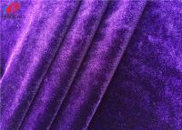 China Micro Korea Velvet Shiny Spandex Fabric 240GSM 160CM Width for Skirts and Dresses for sale