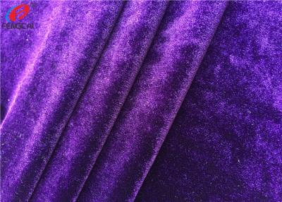 China Micro Korea Velvet Shiny Spandex Fabric 240GSM 160CM Width for Skirts and Dresses for sale