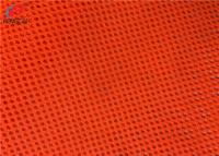 China Safety Vest Mesh Knitted Fabric Polyester Fluorescent Material Fabric for sale