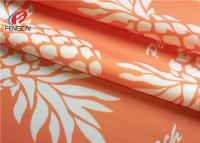 China Pineapple Printed 95% Polyester 5% Spandex Swimwear Lycra Knitted Fabric 210 GSM 60 Inch for sale