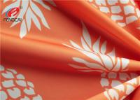 China Pineapple Printed 95% Polyester 5% Spandex Swimwear Lycra Knitted Fabric 210 GSM 60 Inch for sale