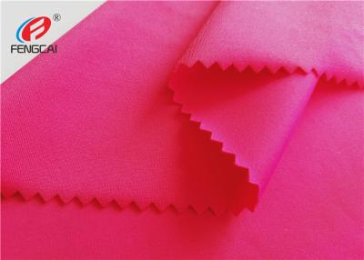 China Super Soft Weft Knitted Fabric Polyester Lycra Stretch Fabric For Making Dress for sale