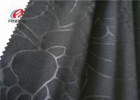 China Embossed Customized Design Soft Knit Fabric 90% Polyester 10% Spandex Material for sale