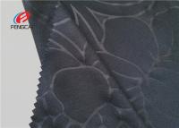 China Embossed Customized Design Soft Knit Fabric 90% Polyester 10% Spandex Material for sale