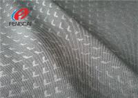 China 75D / 32S Weft Knitting Ployester Spandex Fabric , Embossed Elastic Lining Fabric for sale