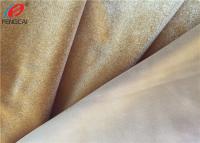 China Shiny Stretch Korea Velvet Fabric 250 GSM 155cm Width Polyester Spandex for Dresses and Garments for sale