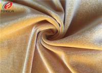 China Shiny Stretch Korea Velvet Fabric 250 GSM 155cm Width Polyester Spandex for Dresses and Garments for sale