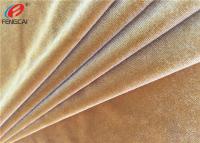 China Shiny Stretch Korea Velvet Fabric 250 GSM 155cm Width Polyester Spandex for Dresses and Garments for sale