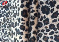 China 100% Polyester Velvet Fabric 175cm Width 220GSM with Animal Print - Multiple Pile Heights 0.5-5.0mm for sale