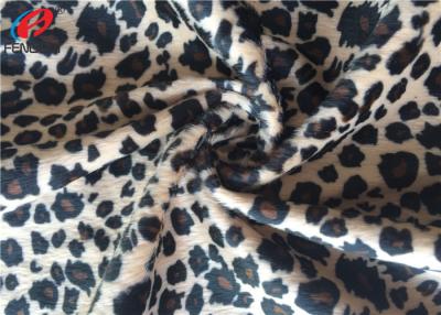 China 100% Polyester Velvet Fabric 175cm Width 220GSM with Animal Print - Multiple Pile Heights 0.5-5.0mm for sale