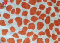 China Printed Faux Fur 100% Polyester Velvet Fabric 58/60 Inch Width Tear Resistant Plush Velboa for sale