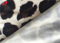 China Leopard Print Plush Velboa Polyester Velvet Fabric 1.6m Width 205 GSM for Upholstery for sale