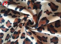 China Animal Printed Polyester Velvet Fabric 200gsm 175cm Width for Upholstery and Home Textiles for sale