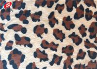 China 100% Polyester Animal Printed Velvet Brushed Fabric 210gsm 160cm Knitted Velboa for Toy for sale