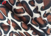 China Warp Knitted Animal Print Velboa Polyester Velvet Fabric 220GSM 62 Inch for Sofa Cover for sale