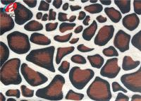 China Warp Knitted Animal Print Velboa Polyester Velvet Fabric 220GSM 62 Inch for Sofa Cover for sale