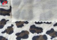 China 100% Polyester Animal Printed Velvet Brushed Fabric 210gsm 160cm Knitted Velboa for Toy for sale