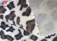 China 100% Polyester Animal Printed Velvet Brushed Fabric 210gsm 160cm Knitted Velboa for Toy for sale