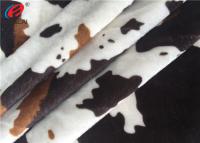China 100% Polyester Velvet Fabric Animal Skin Print 160cm Width 240GSM Sofa Cover Textile for sale