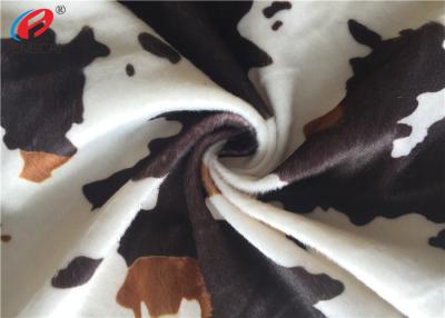 China 100% Polyester Velvet Fabric Animal Skin Print 160cm Width 240GSM Sofa Cover Textile for sale