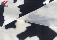 China Faux Fur Animal Print Velvet Fabric 100% Polyester 200gsm 1.55m Width Home Textile for sale