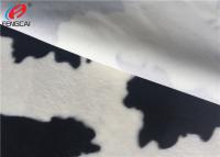 China Faux Fur Animal Print Velvet Fabric 100% Polyester 200gsm 1.55m Width Home Textile for sale