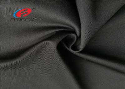 China 280 GSM Black Scuba Crepe Fabric 4 Way Stretch Polyester Spandex Knit 160 cm for sale