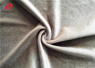 China 4-Way Stretch KS Velvet Spandex Fabric 180-240 GSM, 150cm Width for Garment Manufacturing for sale