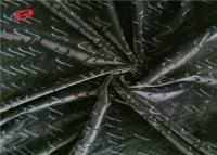 China Black Burnout Velvet Fabric 95% Polyester 5% Spandex 150cm Width 180-240 GSM for sale