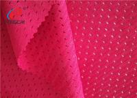 China 100% Polyester Dry Fit Mesh Fabric Breathable 155cm Width 60-120 GSM for T-Shirts for sale