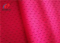 China 100% Polyester Dry Fit Mesh Fabric Breathable 155cm Width 60-120 GSM for T-Shirts for sale