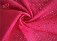 China 100% Polyester Dry Fit Mesh Fabric Breathable 155cm Width 60-120 GSM for T-Shirts for sale