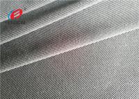 China Anti Static Grey Twill Fabric 90% Polyester 10% Spandex Weft Knitted Interlock Sportswear Material for sale