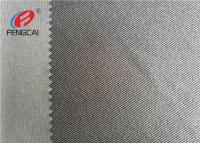 China Thick Polyester Spandex Twill Fabric , School Uniform Fine Knit Fabric for sale