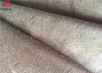 China 140GSM Brushed Suede Polyester Fabric 155cm Width for Upholstery and Sofa Applications for sale