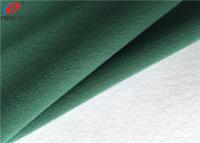 China Polyester Tricot Fleece Fabric Warp Knitting Brushed School Uniform Material for sale