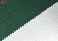 China Polyester Tricot Fleece Fabric Warp Knitting Brushed School Uniform Material for sale