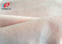 China 100% Polyester One Side Brush Velvet Fabric 230cm Width 280GSM Champagne Color for sale