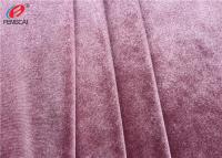 China Shiny Polyester Spandex Velvet Fabric 230 GSM 58 Inch Width for Dress and Garment for sale